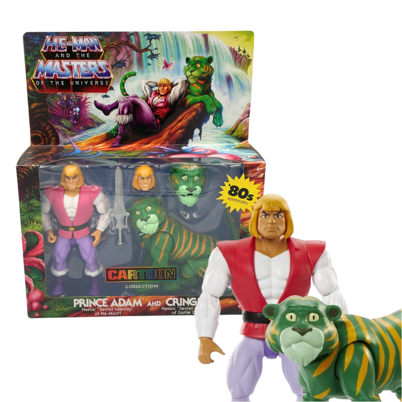 Prince Adam and Cringer Action Figure 2-Pack| Toyclick