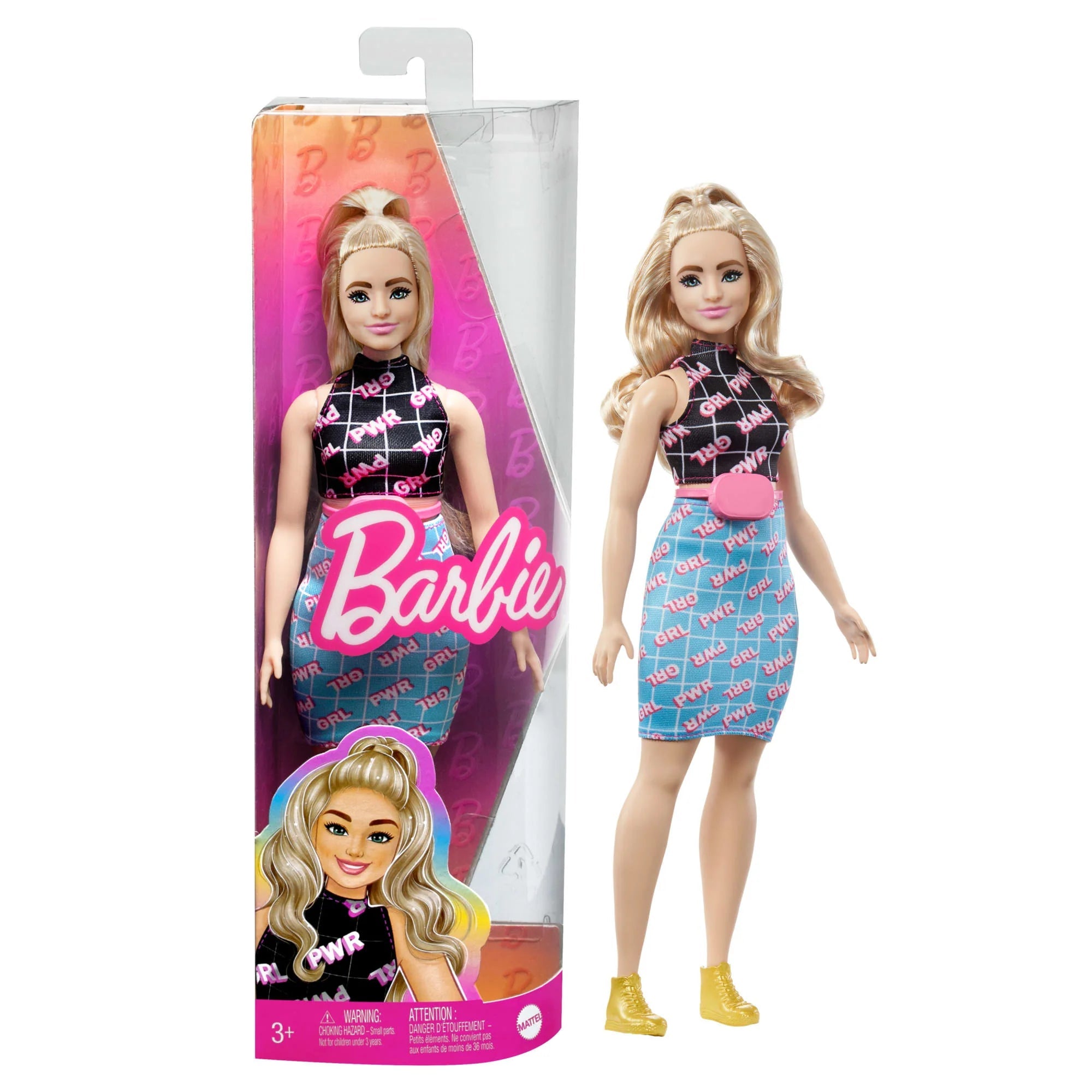 Barbie Fashionista Doll 202 Girl Power Blonde| Toyclick