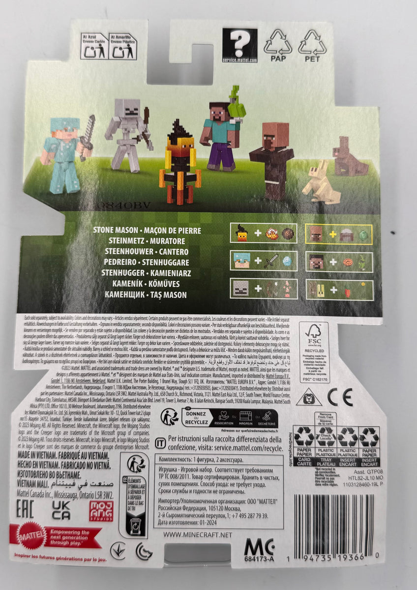 Minecraft Core Figure 8cm Stone Mason| Toyclick