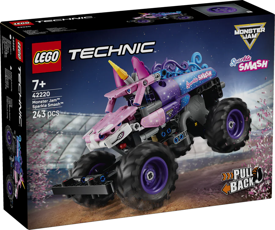Lego Technic - Monster Jam Sparkle Smash Pull-Back - (42220)| Toyclick