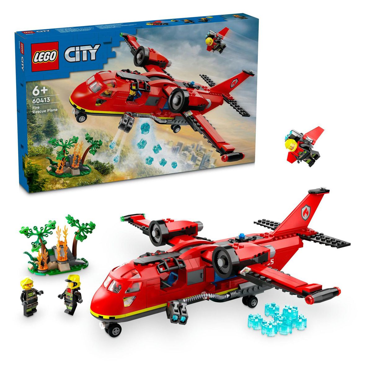 Lego City - Fire Rescue Plane - (60413)| Toyclick